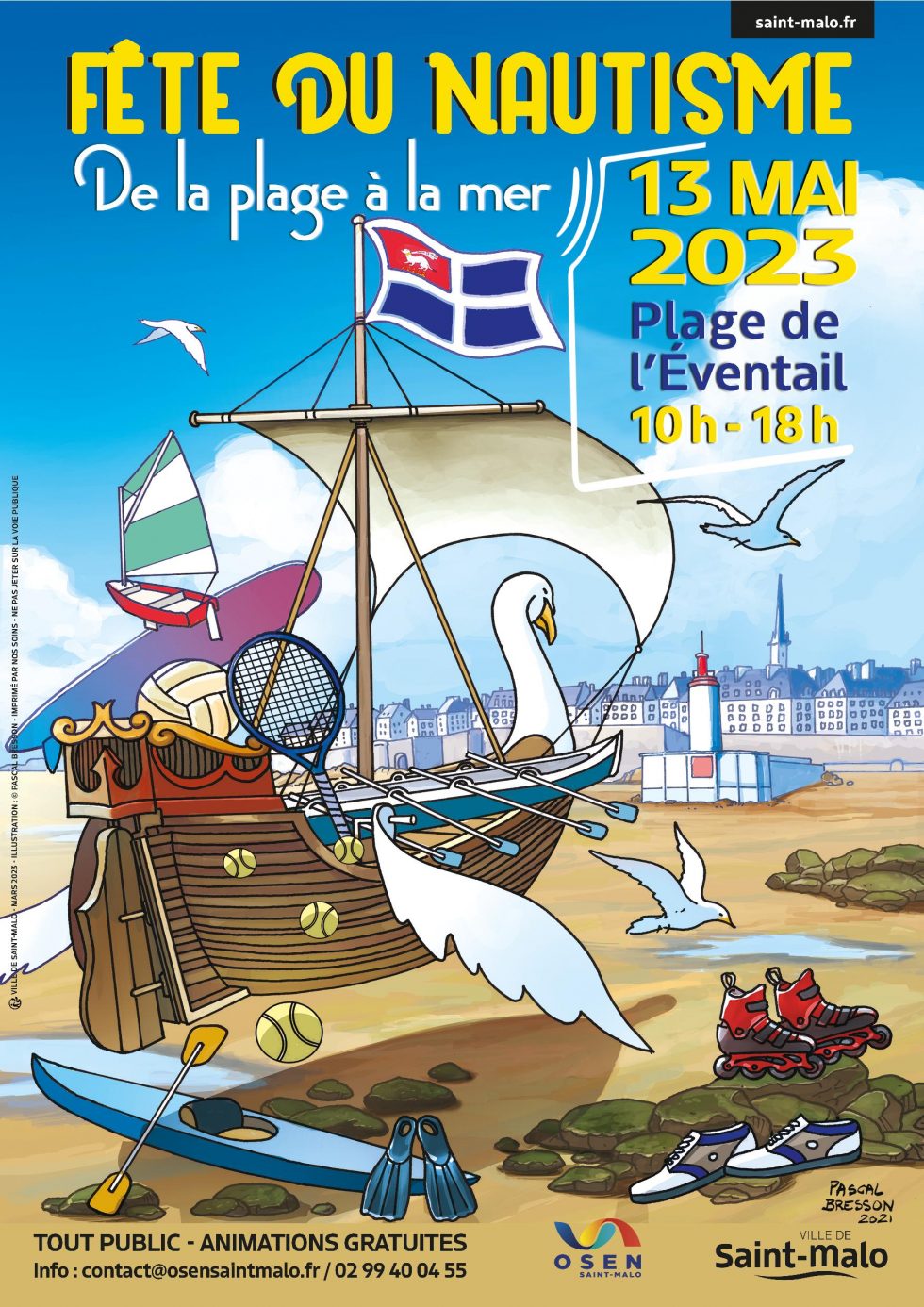 Fête du nautisme 2023 Saint-Malo plage de l'Eventail